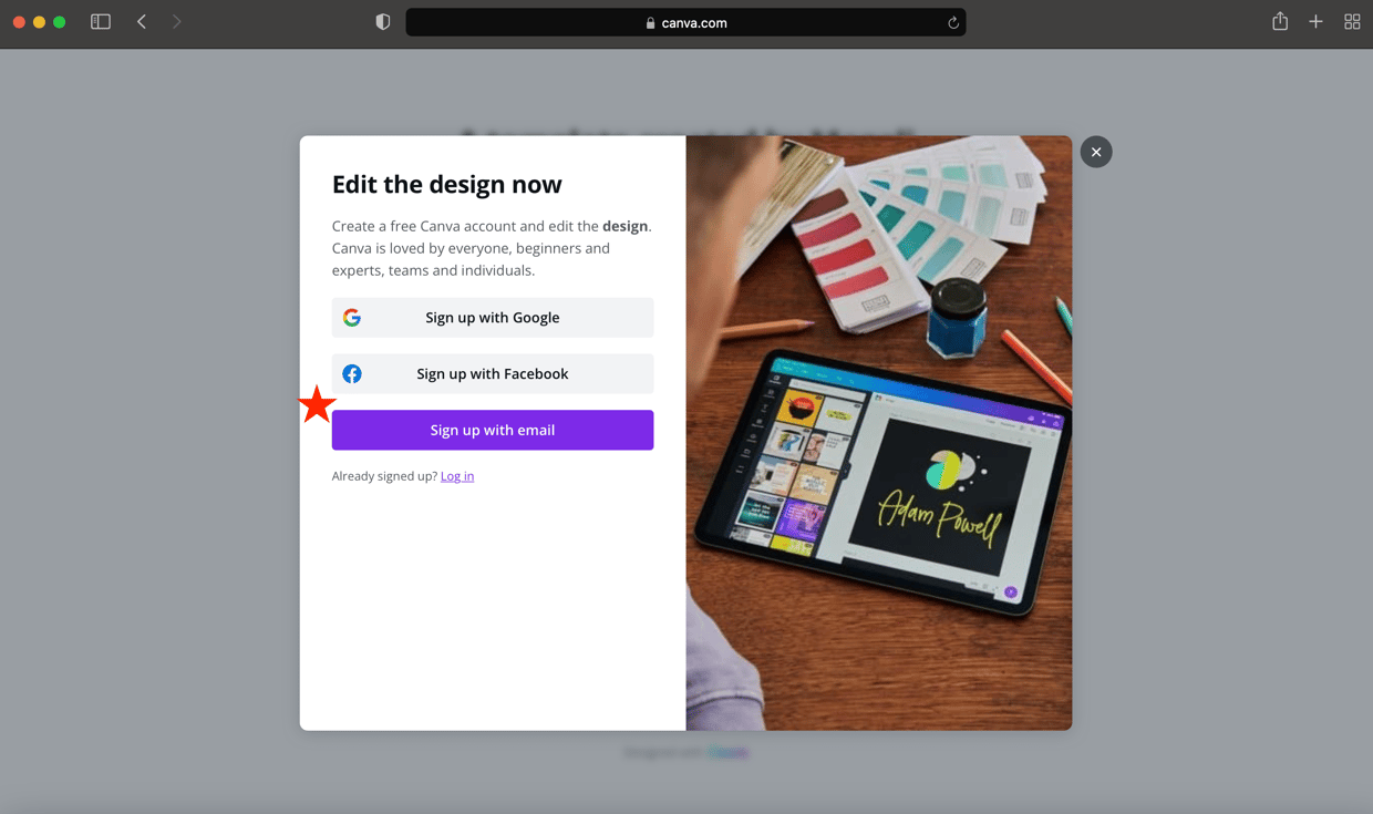 Design folder covers using Canva